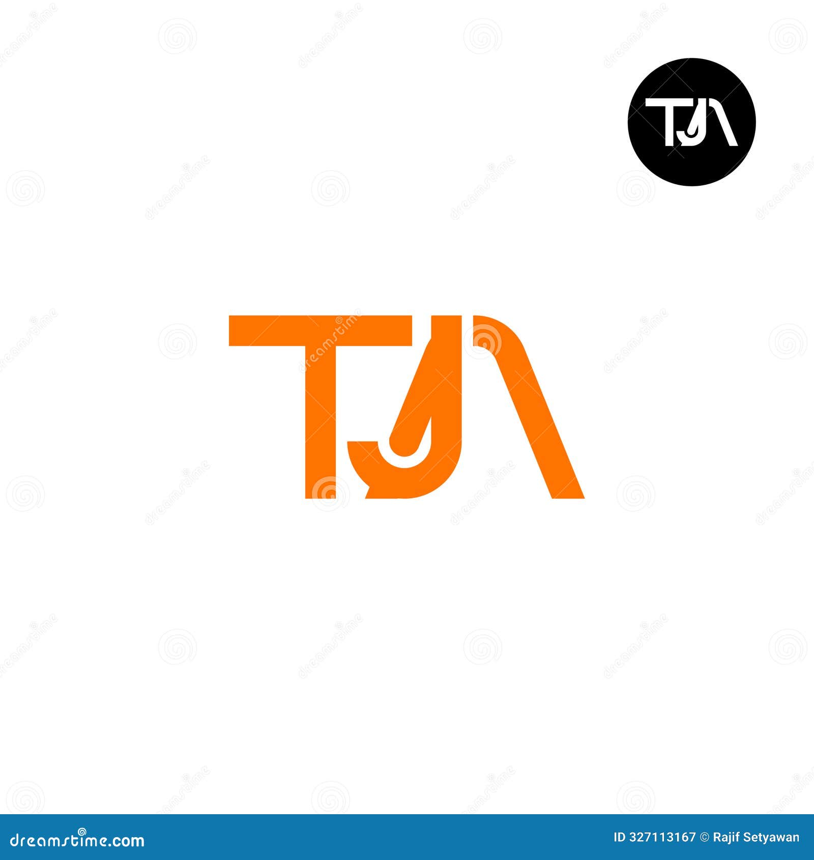 TJA Logo Letter Monogram Design Stock Vector - Illustration of minimal ...