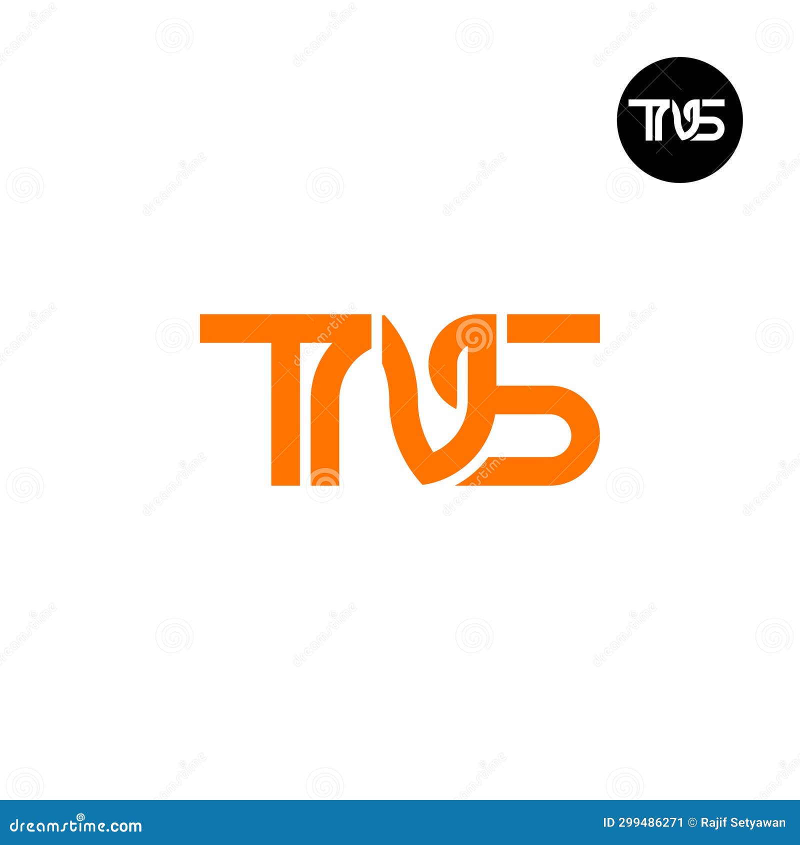 Letter TNS Monogram Logo Design Stock Illustration - Illustration of ...