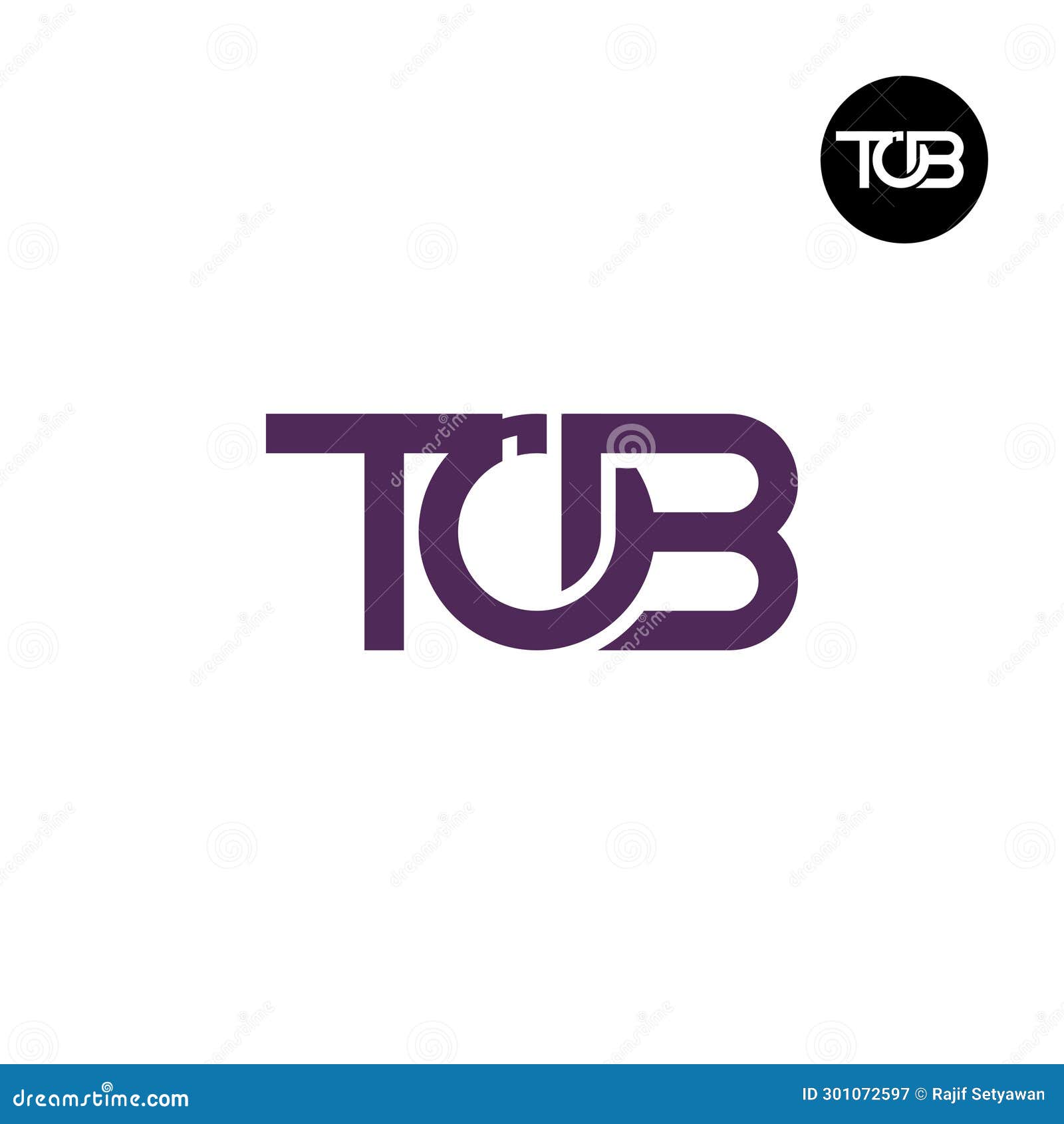 Letter TOB Monogram Logo Design Stock Vector - Illustration of logotype ...