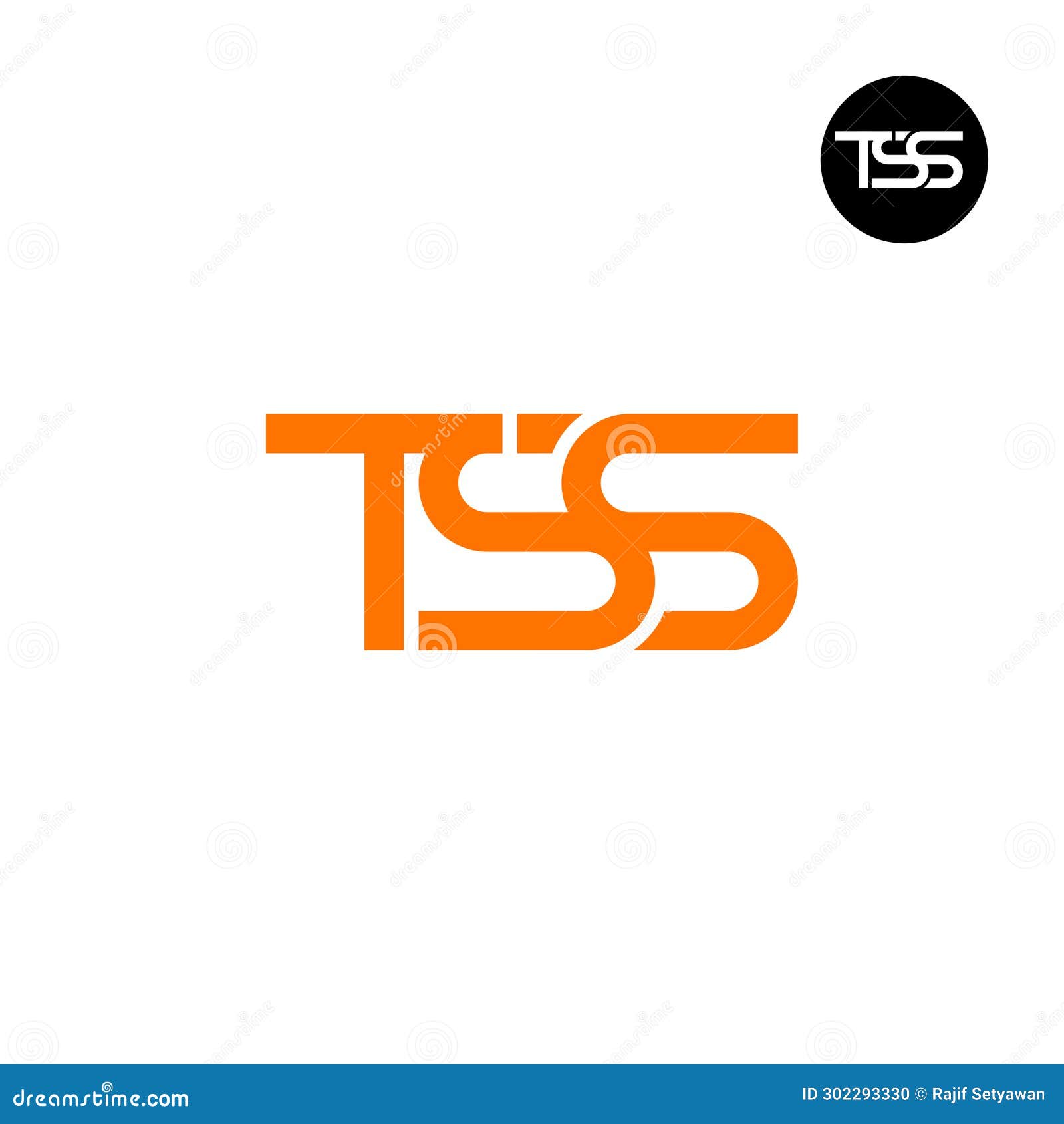 Letter TSS Monogram Logo Design Stock Vector - Illustration of monogram ...