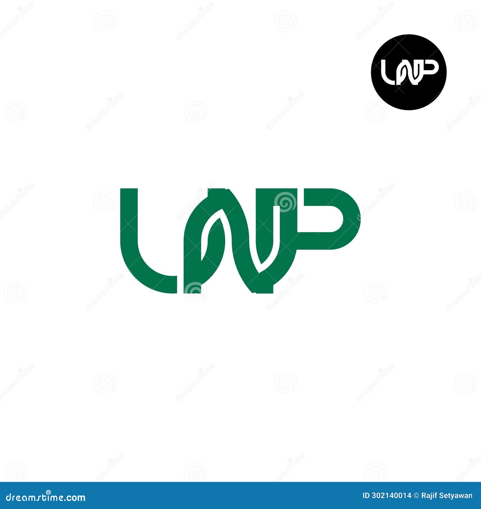 Letter UNP Monogram Logo Design Stock Vector - Illustration of letters ...