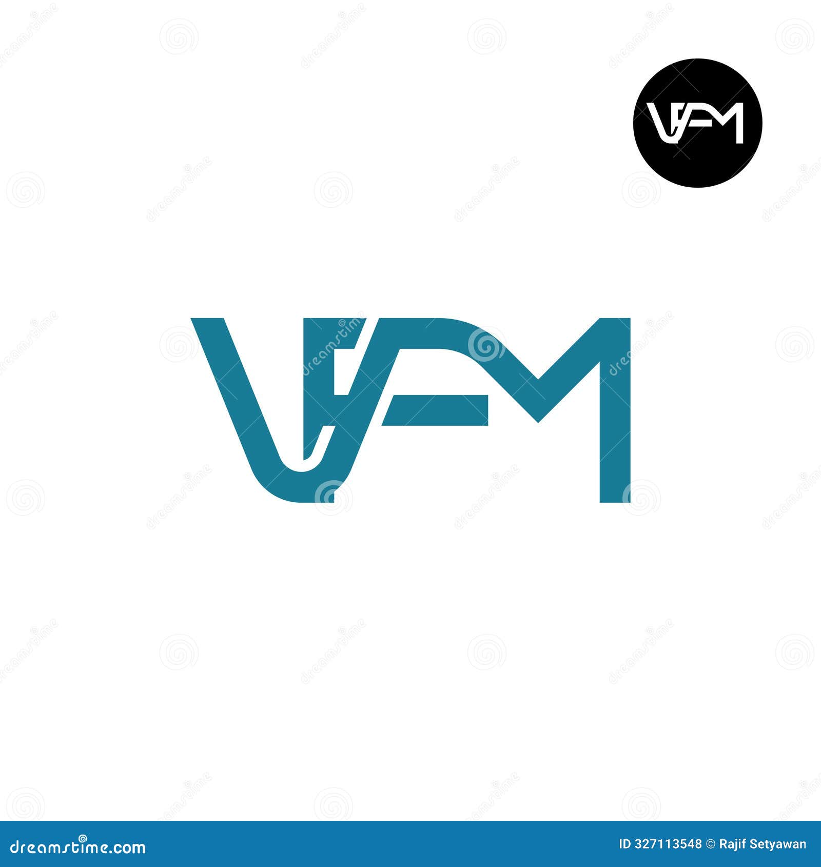 VFM Logo Letter Monogram Design Stock Vector - Illustration of logotype ...