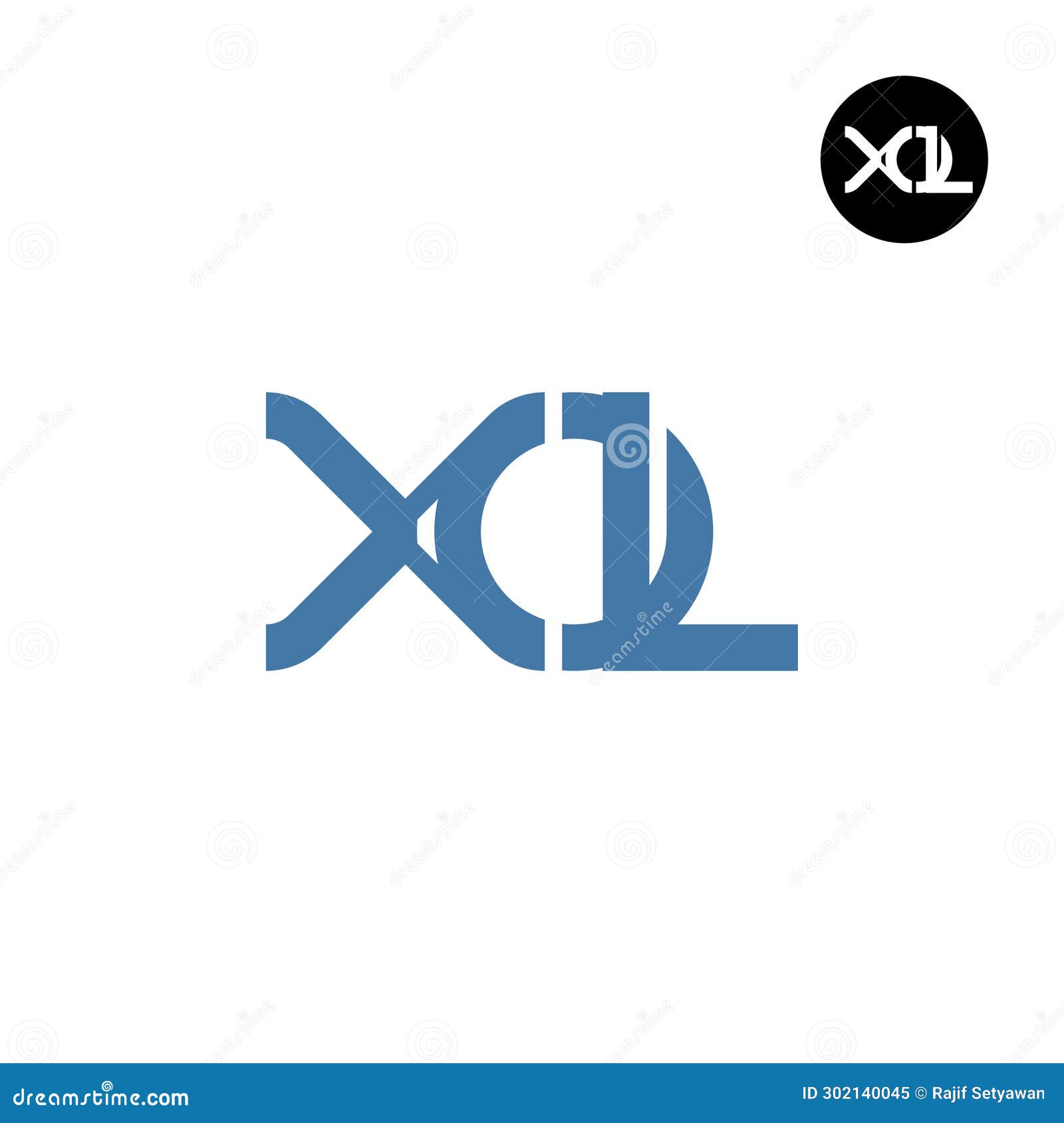 Letter XOL Monogram Logo Design Stock Vector - Illustration of ...