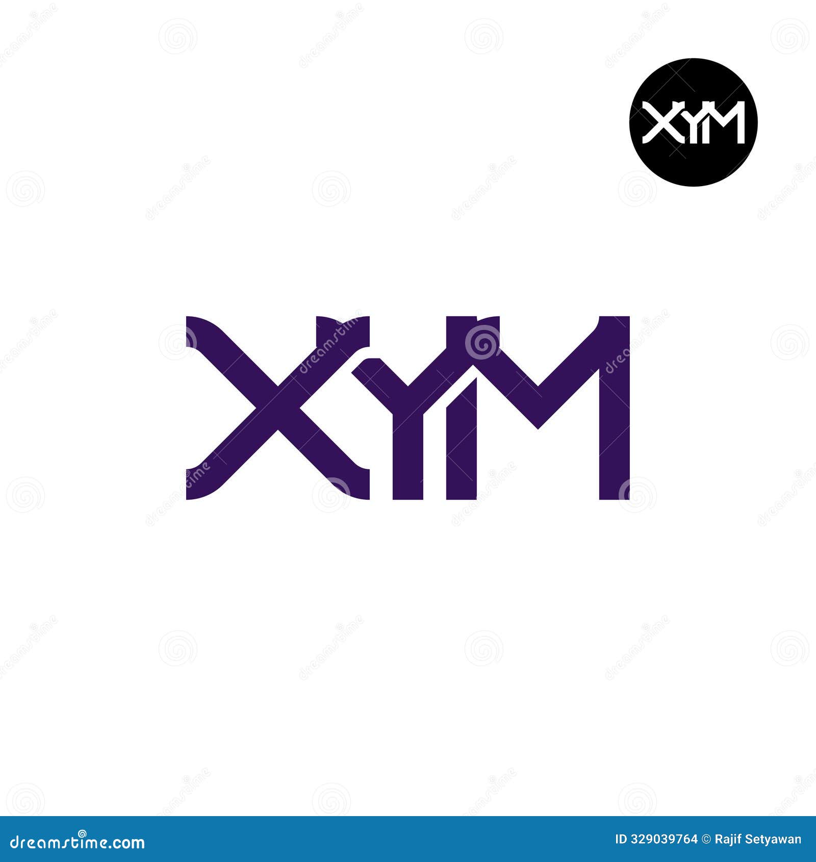 XYM Logo Letter Monogram Design Stock Vector - Illustration of ...