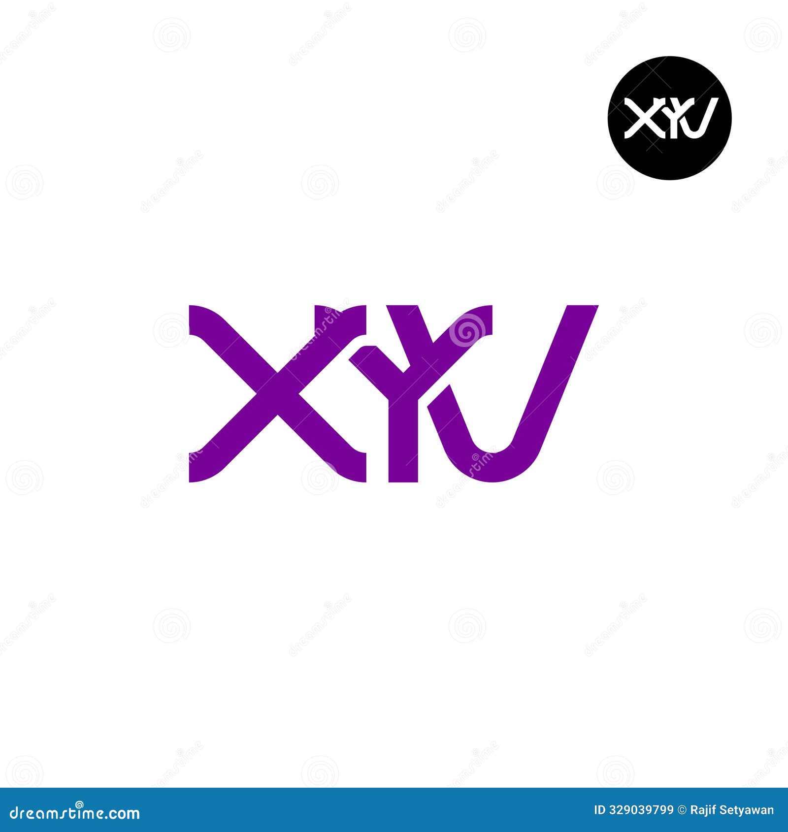 XYV Logo Letter Monogram Design Stock Vector - Illustration of company ...