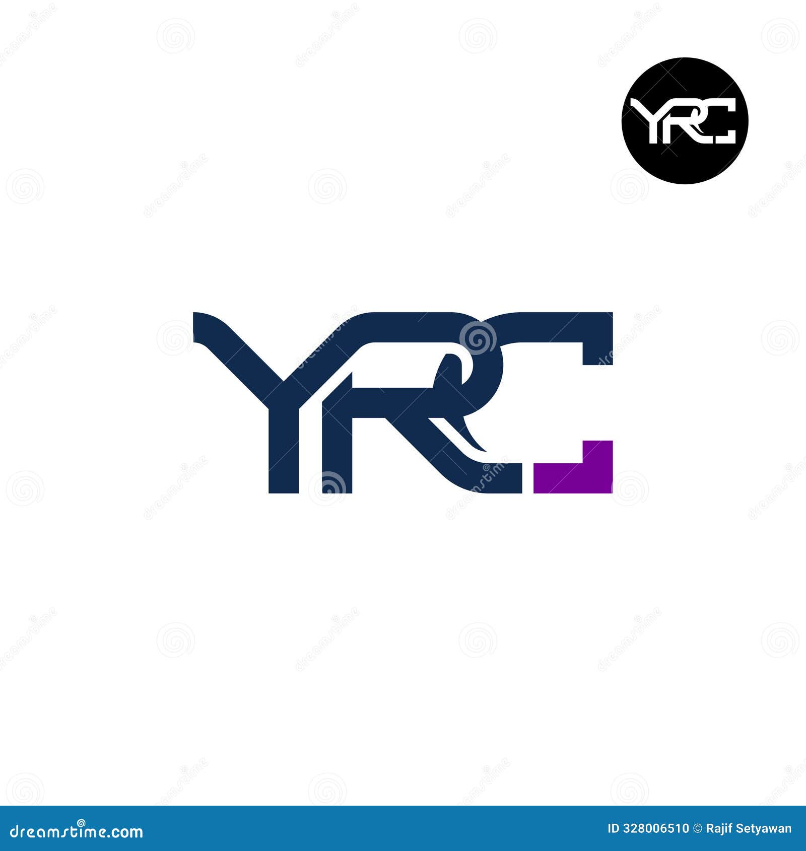 YRC Logo Letter Monogram Design Stock Vector - Illustration of ...