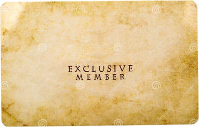 Exclusive Member stock image. Image of elegant, grunge - 26723807