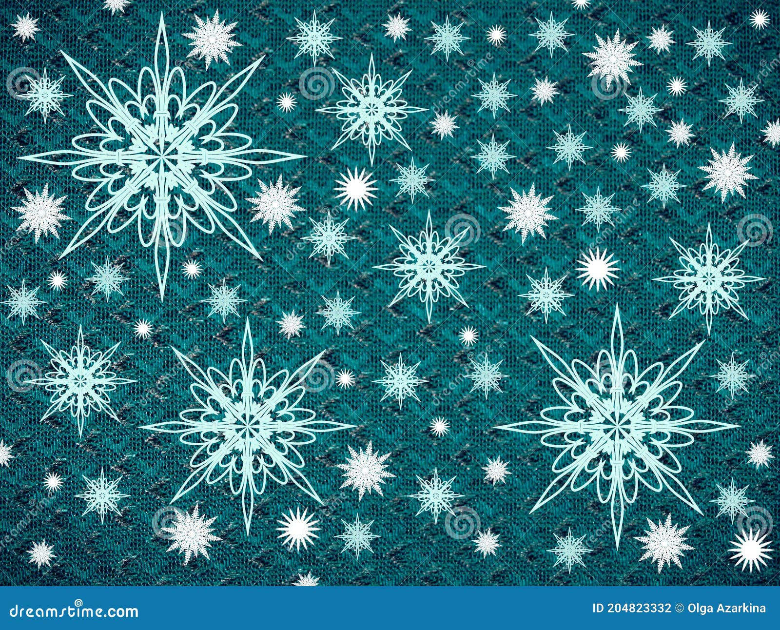 Beautiful Exclusive Multi-colored Snowflakes on Unusual Texture ...