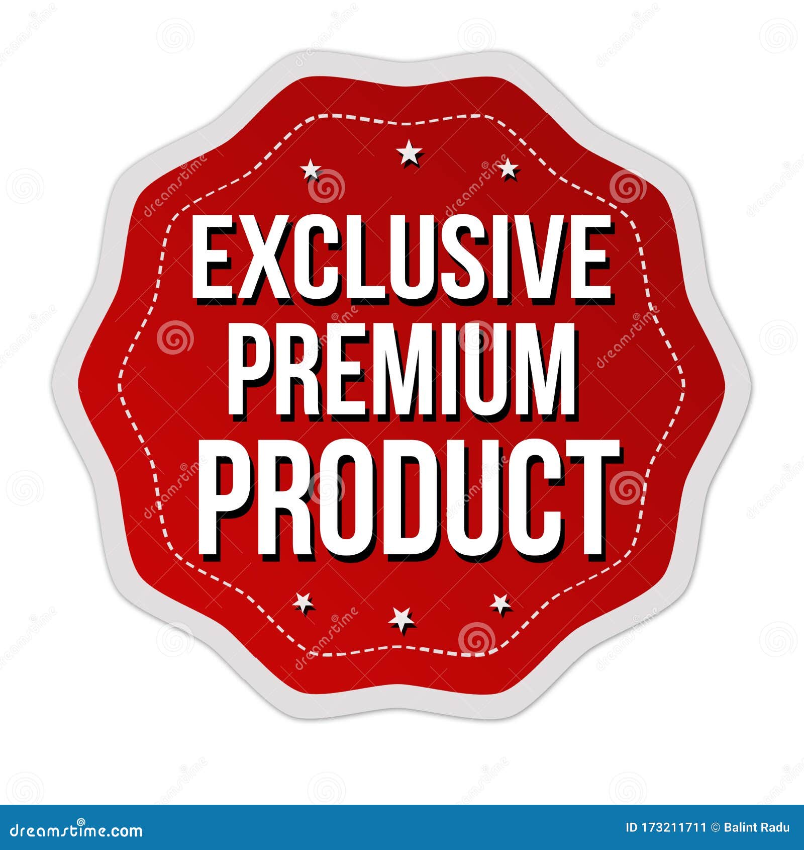 Exclusive Premium Product Label or Sticker Stock Vector - Illustration ...