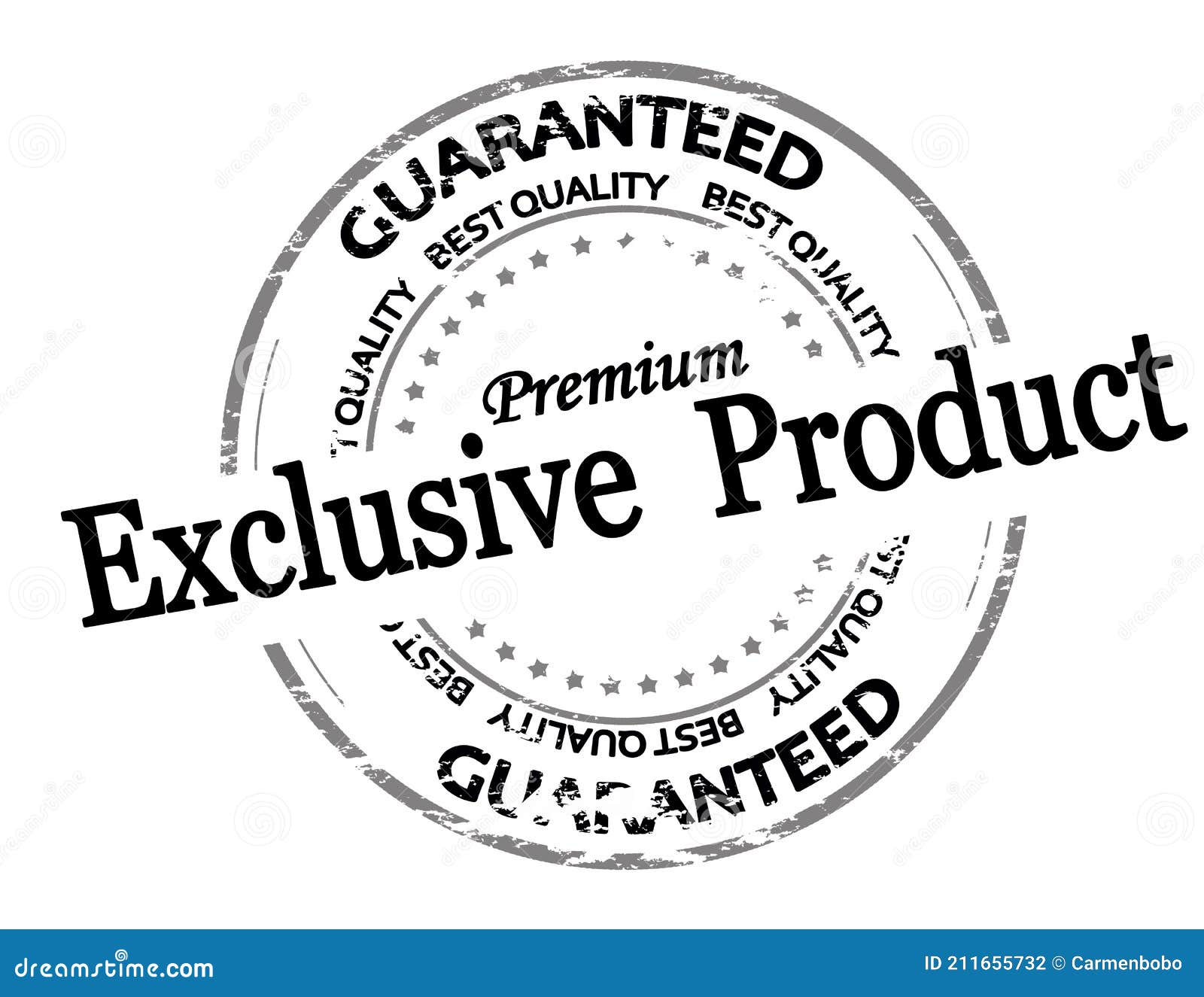 Black Stamp with Text Exclusive Product Stock Vector - Illustration of ...