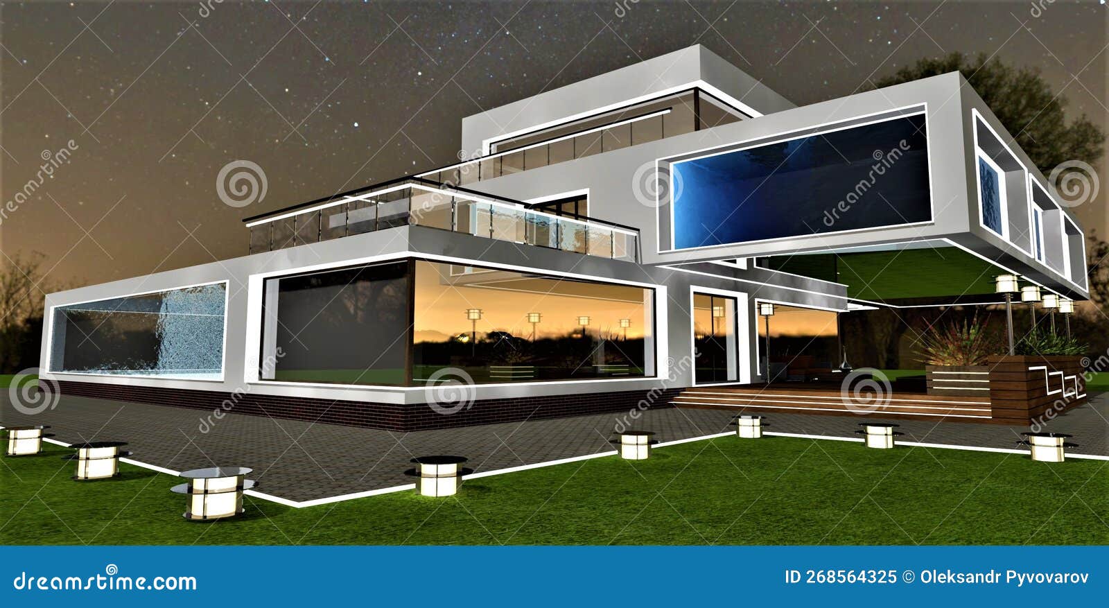 Exclusive Project of the Contemporary House with Swimming Pool Inside ...