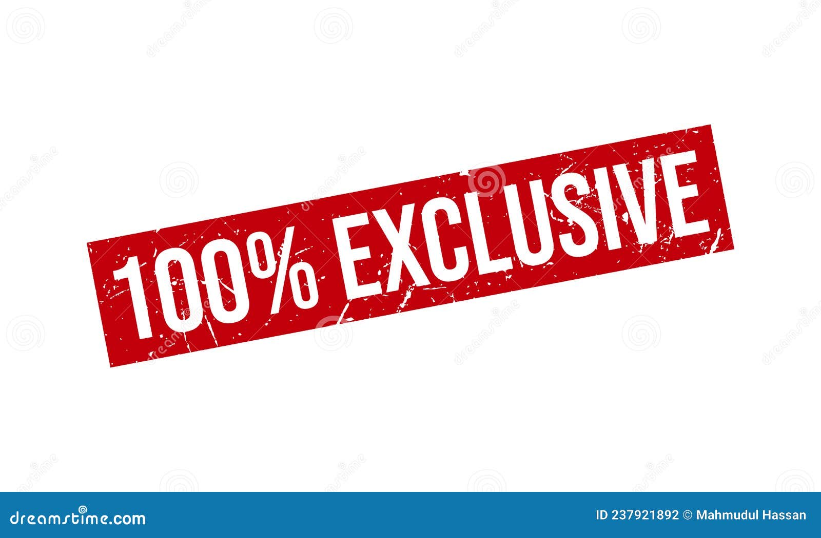 100 Exclusive Rubber Stamp. 100 Exclusive Grunge Stamp Seal Vector ...