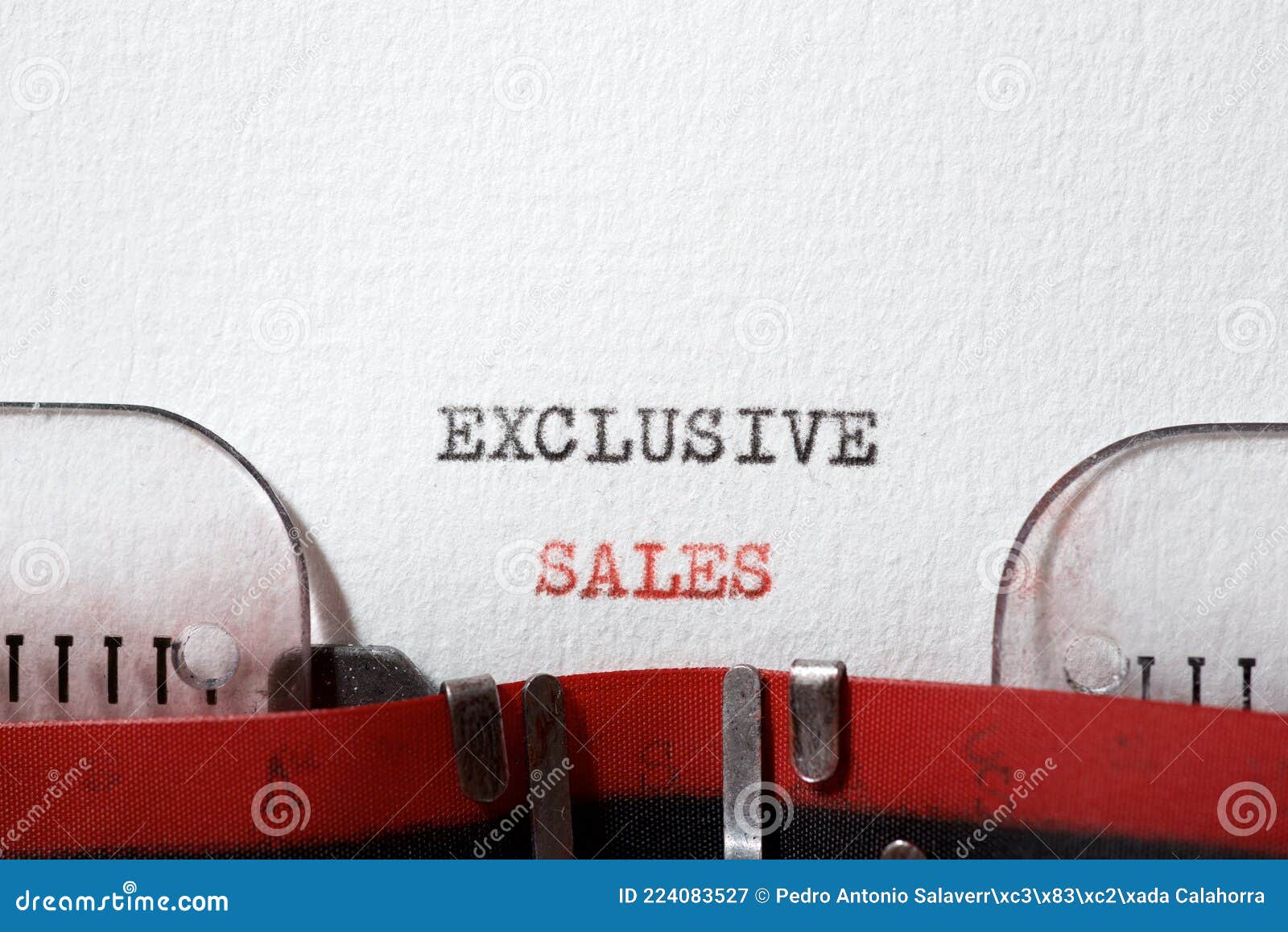 Exclusive sales concept stock image. Image of retail - 224083527