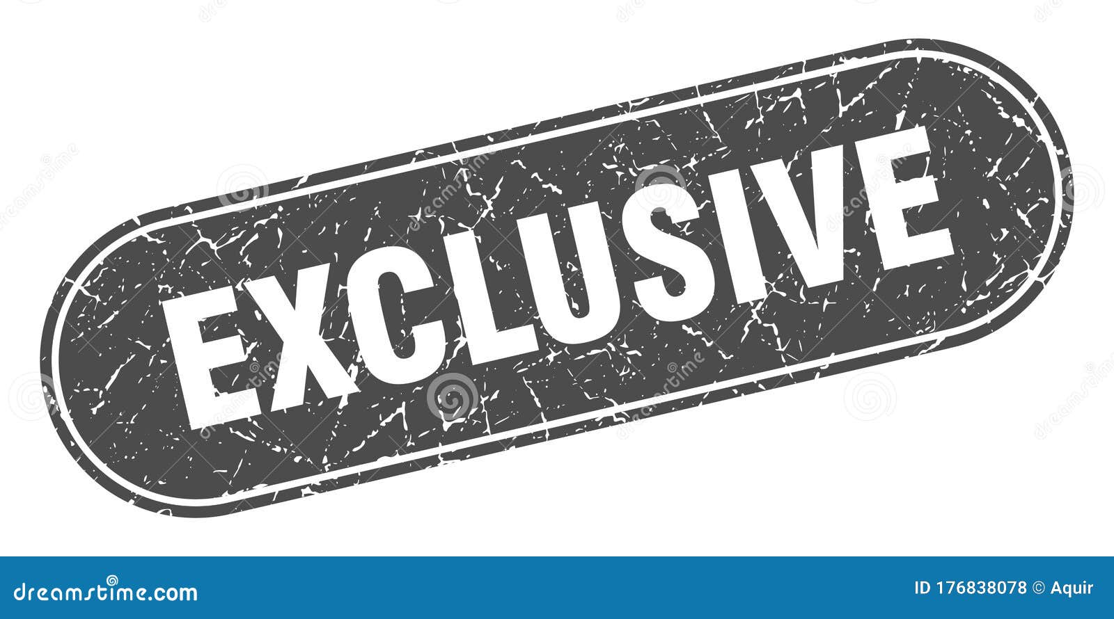 Exclusive Sign. Exclusive Grunge Stamp Stock Vector - Illustration of ...