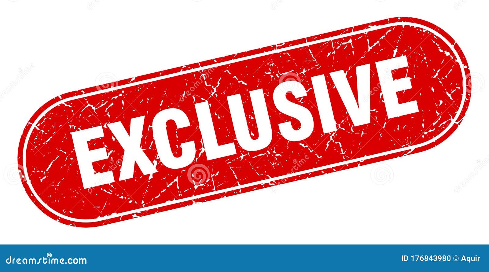 Exclusive Sign. Exclusive Grunge Stamp Stock Vector - Illustration of ...