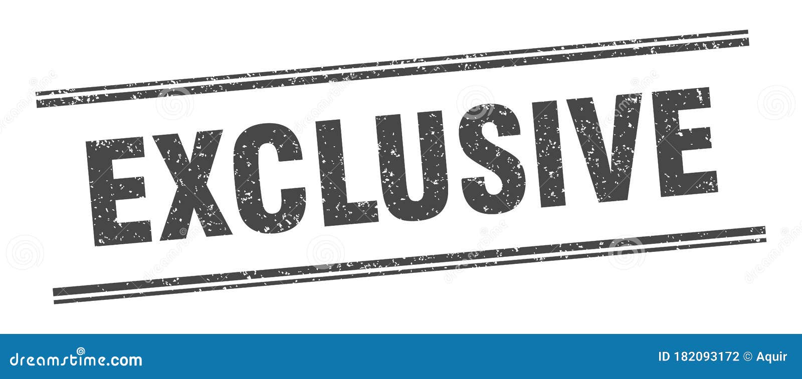 Exclusive Stamp. Exclusive Square Grunge Sign Stock Vector ...