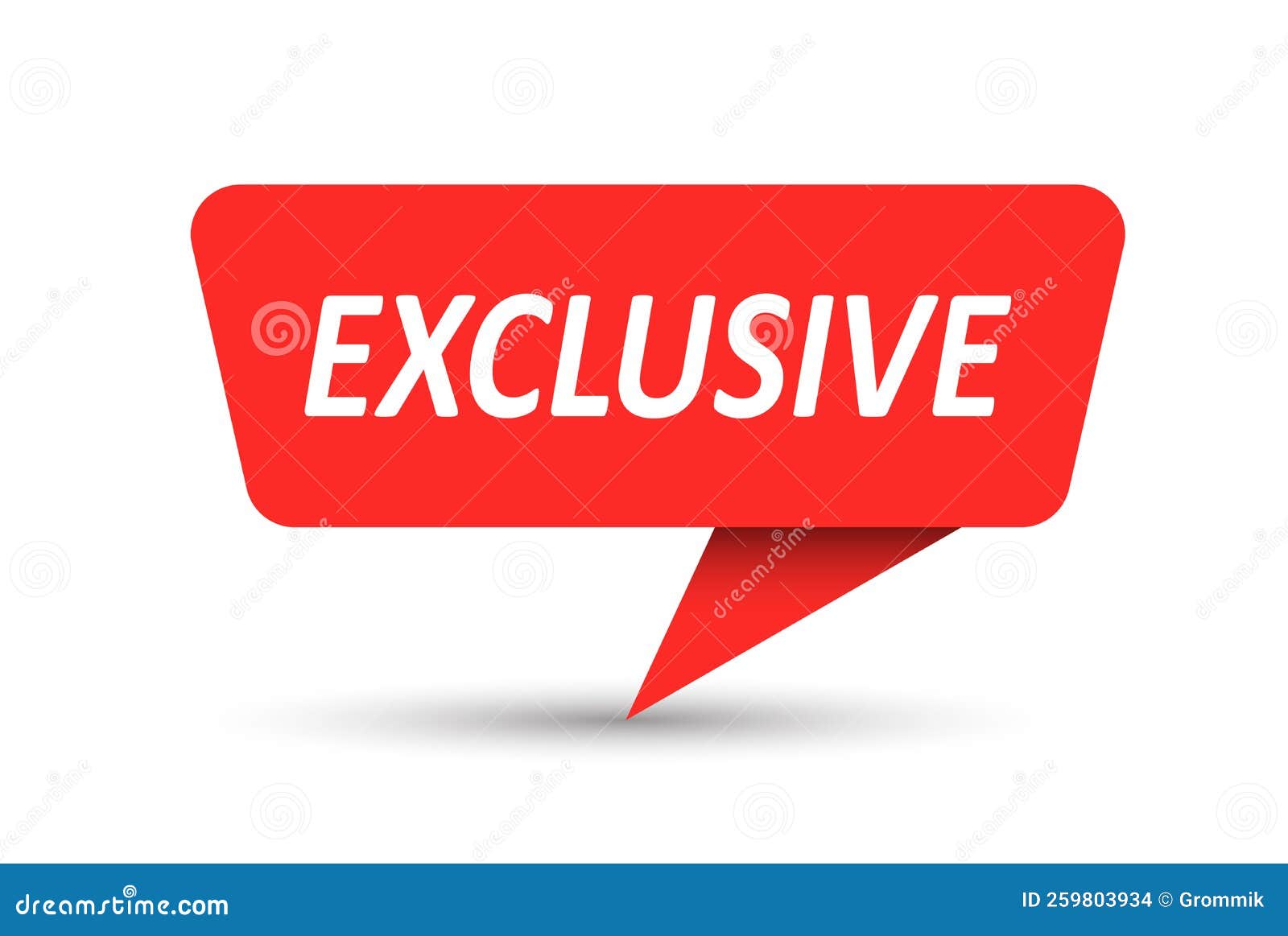 Exclusive. Vector Banner, Pointer, Sticker, Label or Speech Bubble ...