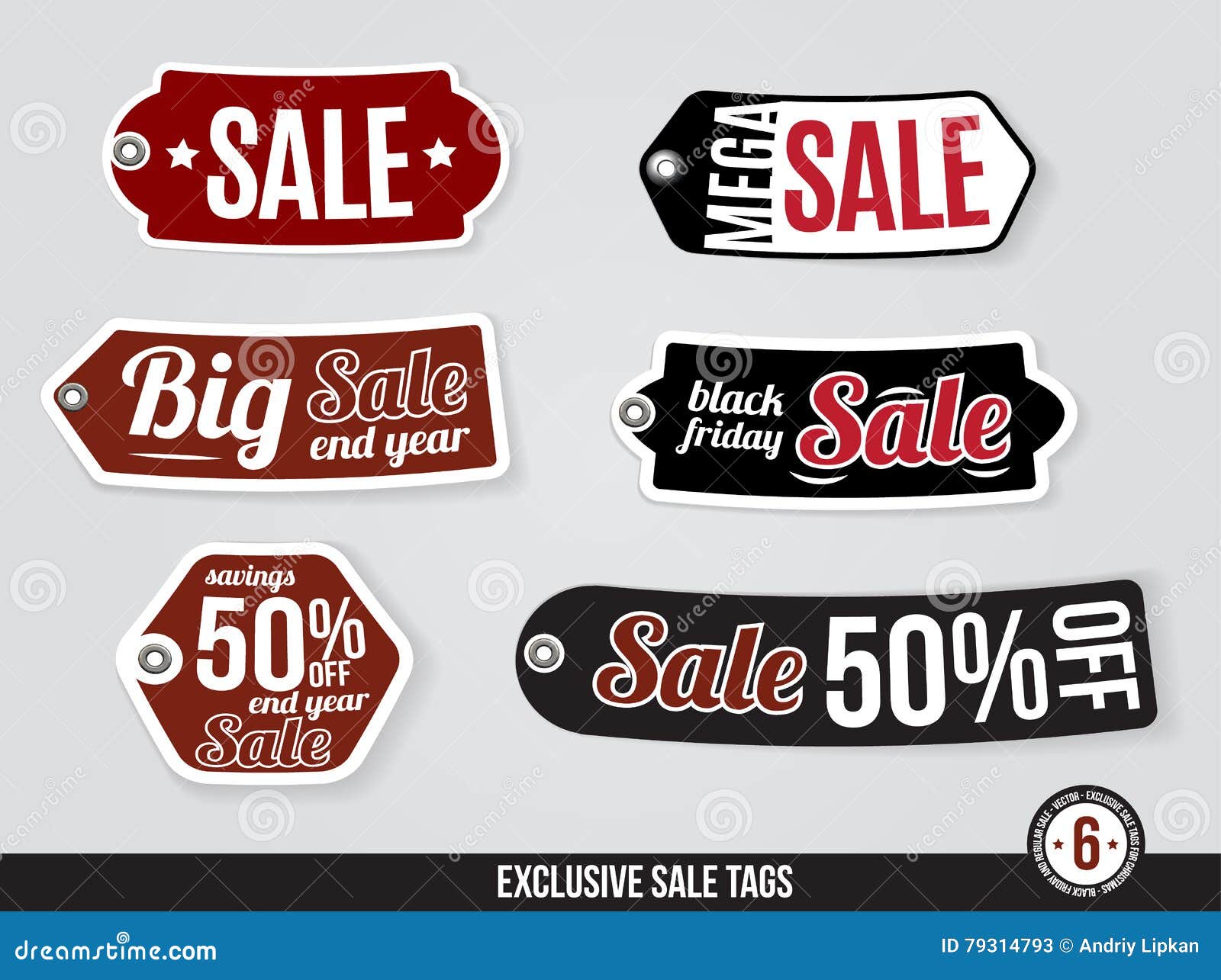 Exclusive Vector Sale Tags, Labels Stock Vector - Illustration of ...