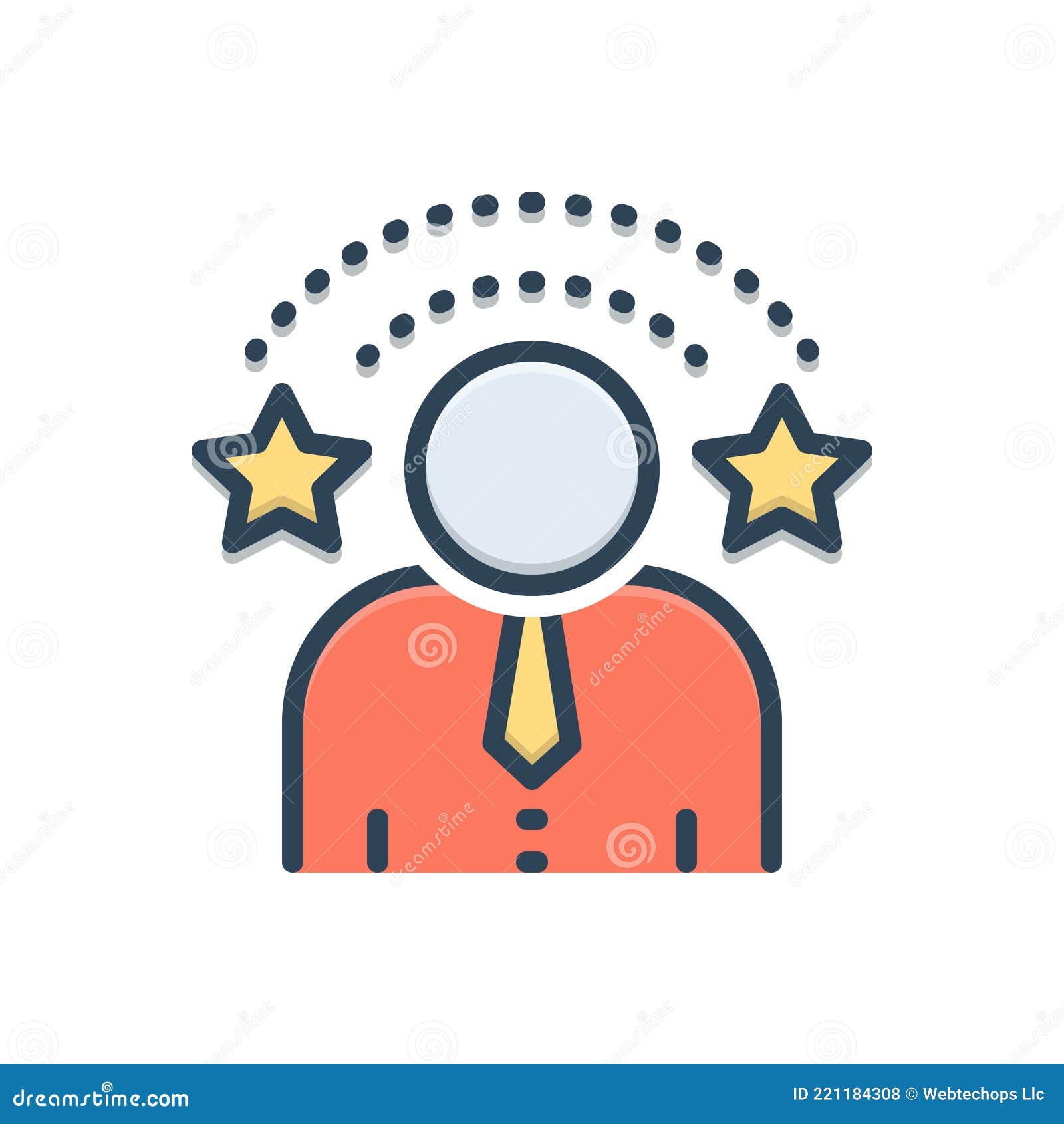 Color Illustration Icon for Exclusivity, People and Special Stock ...