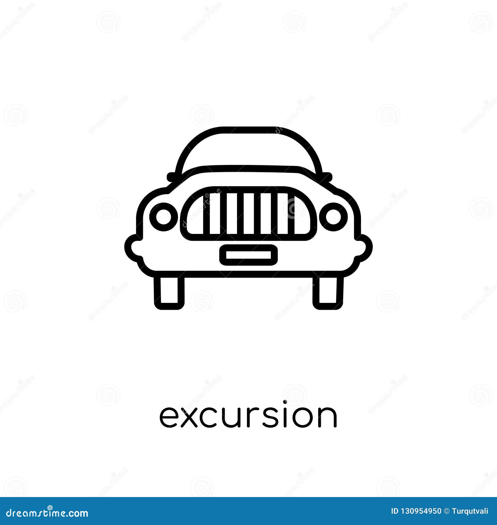 Excursion Icon from Museum Collection. Stock Vector - Illustration of ...