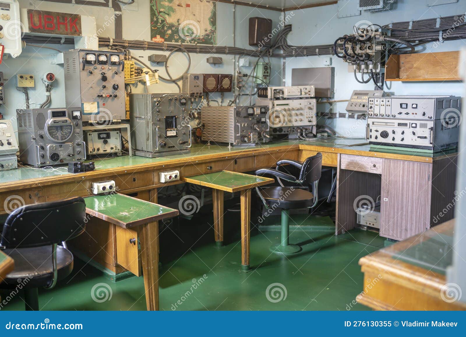 Excursion on the Nuclear Icebreaker "Lenin". Control Panels. Murmansk ...