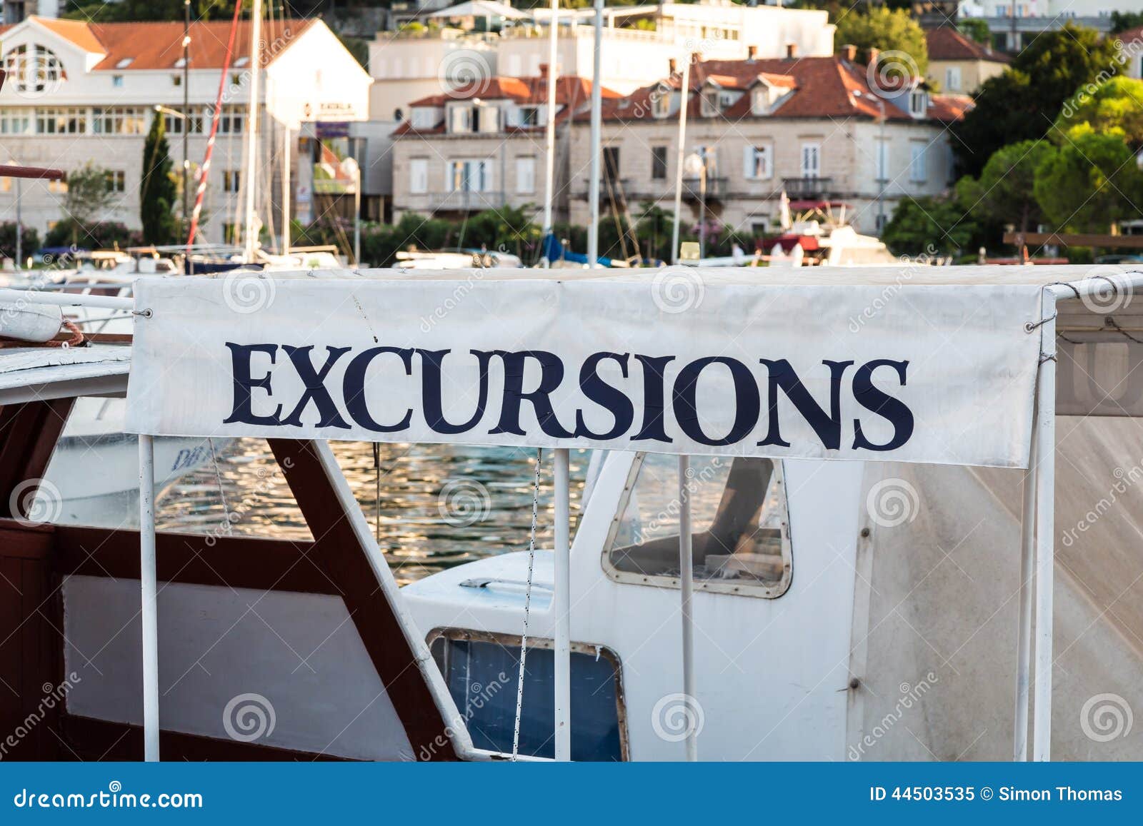 Excursion Sign stock image. Image of boats, trip, outing - 44503535