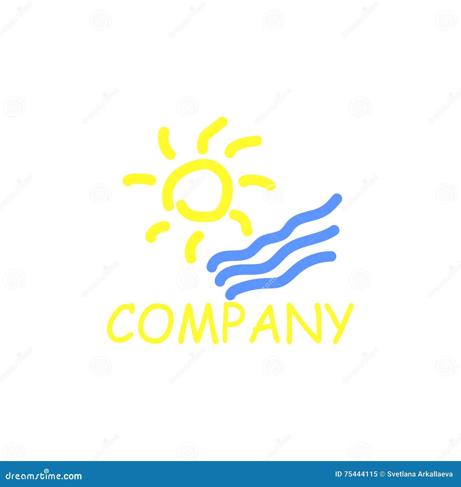 Excursion, Summer, Sea, Excursions Logo in EPS 10 Stock Illustration ...
