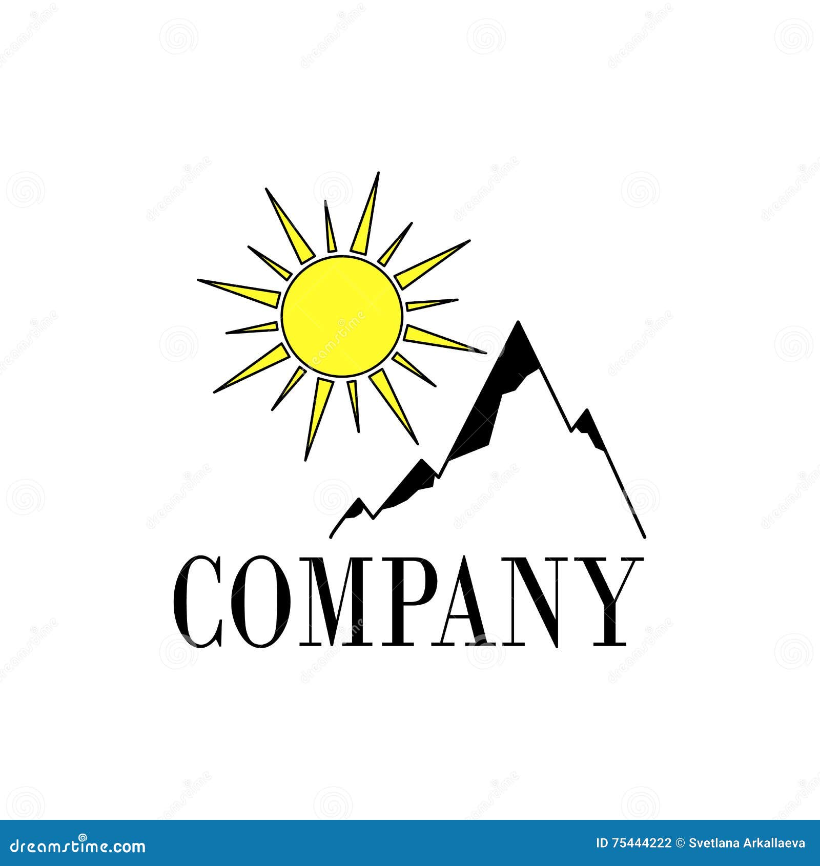 Excursion, Summer, Sea, Excursions Logo in EPS 10 Stock Illustration ...