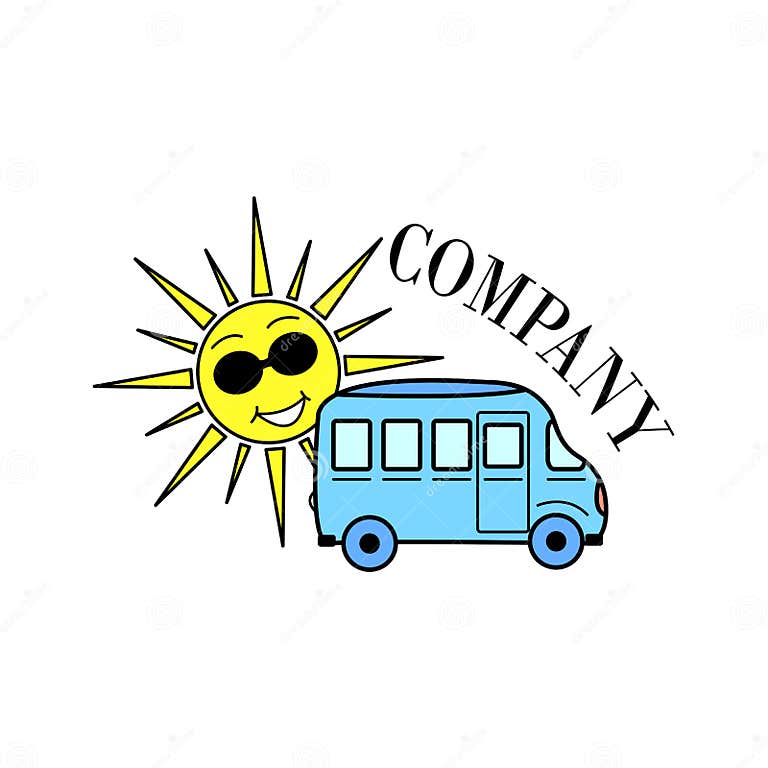 Excursion, Summer, Sea, Excursions Logo in Vector EPS 10 Stock Vector ...