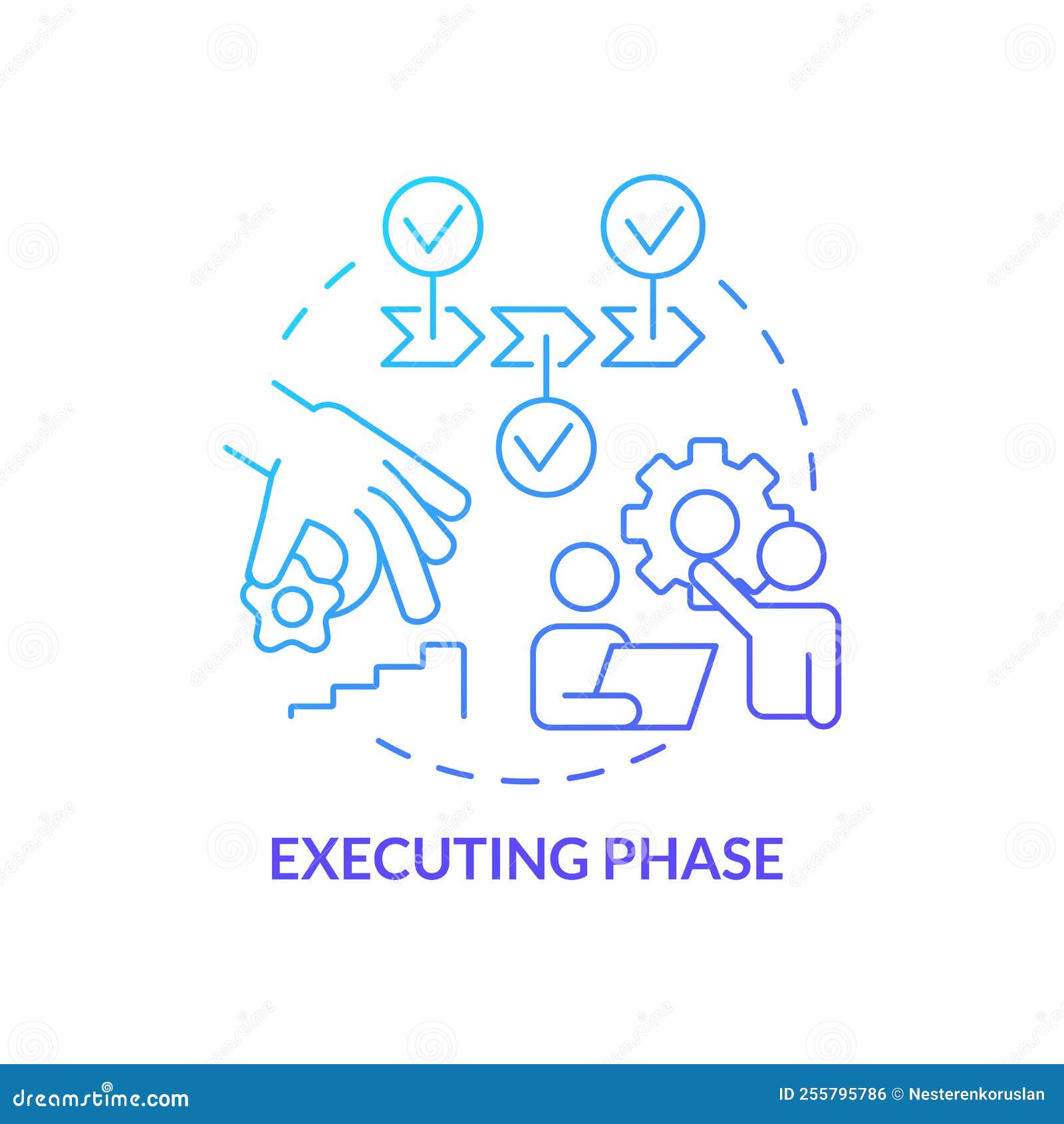 Executing Phase Concept Icon Cartoon Vector | CartoonDealer.com #255595133 Executing Phase Concept Icon Cartoon Vector | CartoonDealer.com #255595133