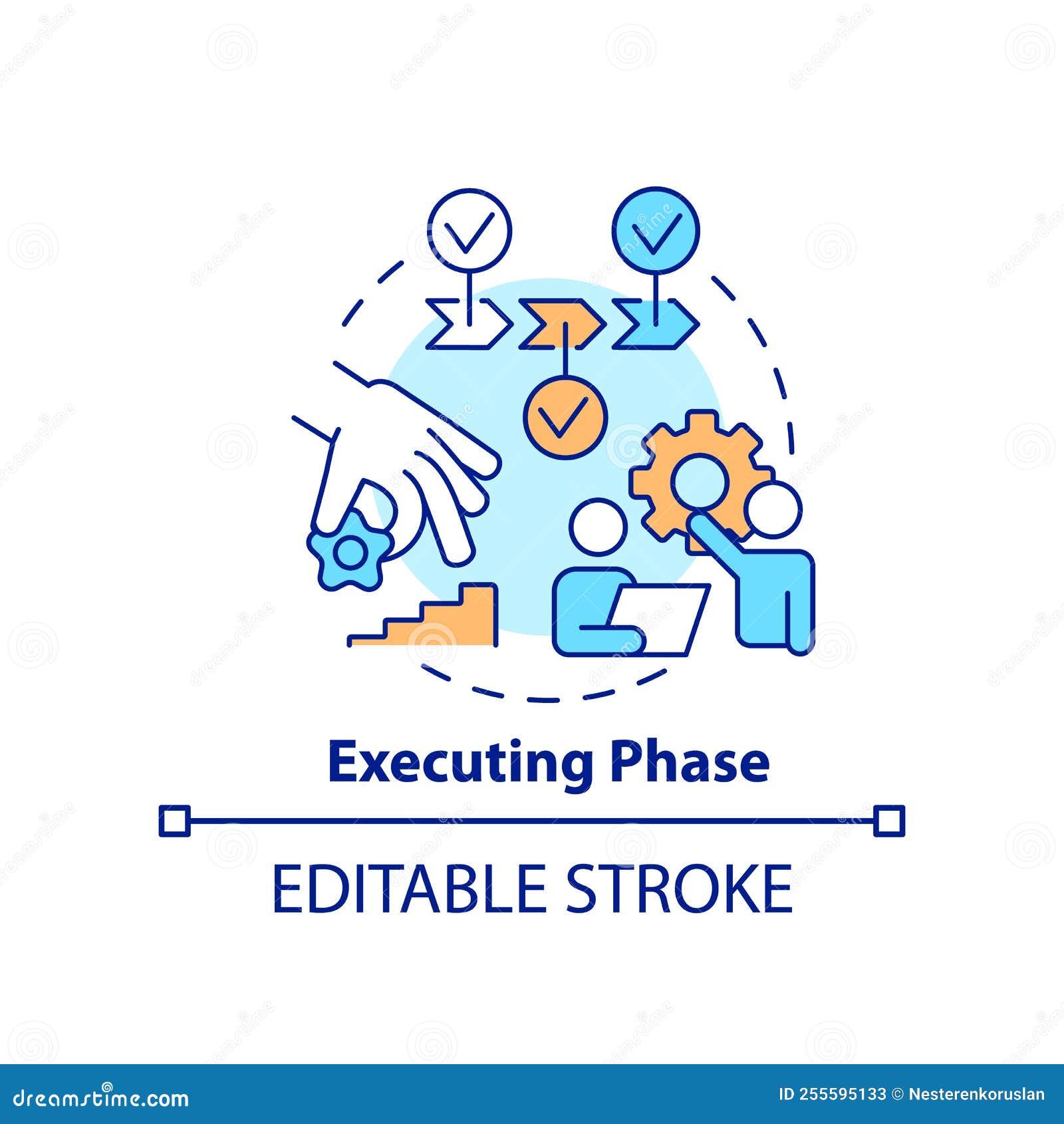 Executing Phase Concept Icon Cartoon Vector | CartoonDealer.com #255595133 Executing Phase Concept Icon Cartoon Vector | CartoonDealer.com #255595133