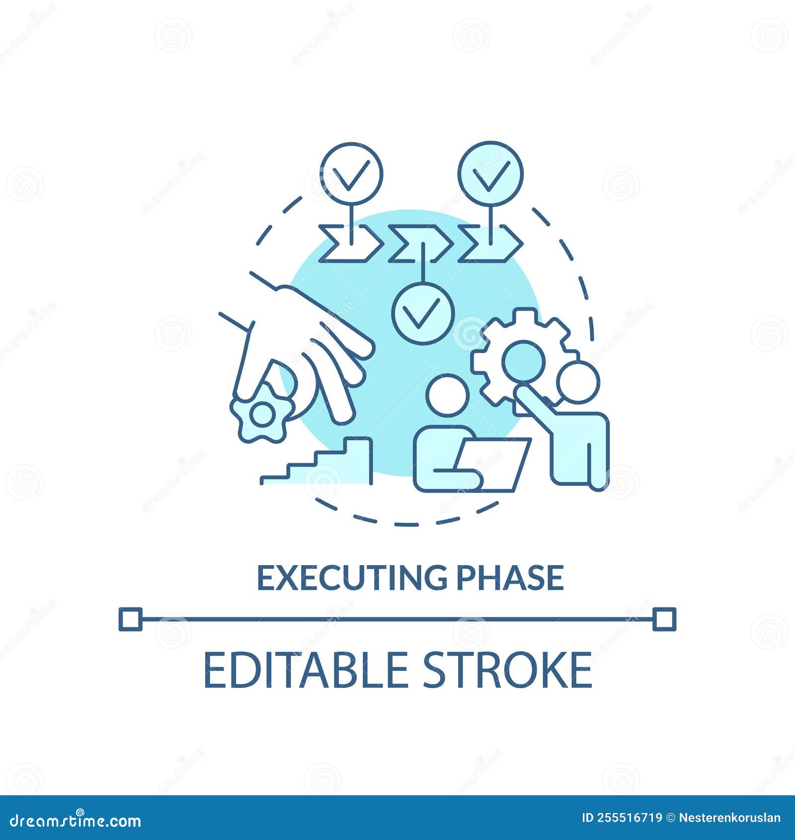 Executing Phase Concept Icon Cartoon Vector | CartoonDealer.com #255595133 Executing Phase Concept Icon Cartoon Vector | CartoonDealer.com #255595133