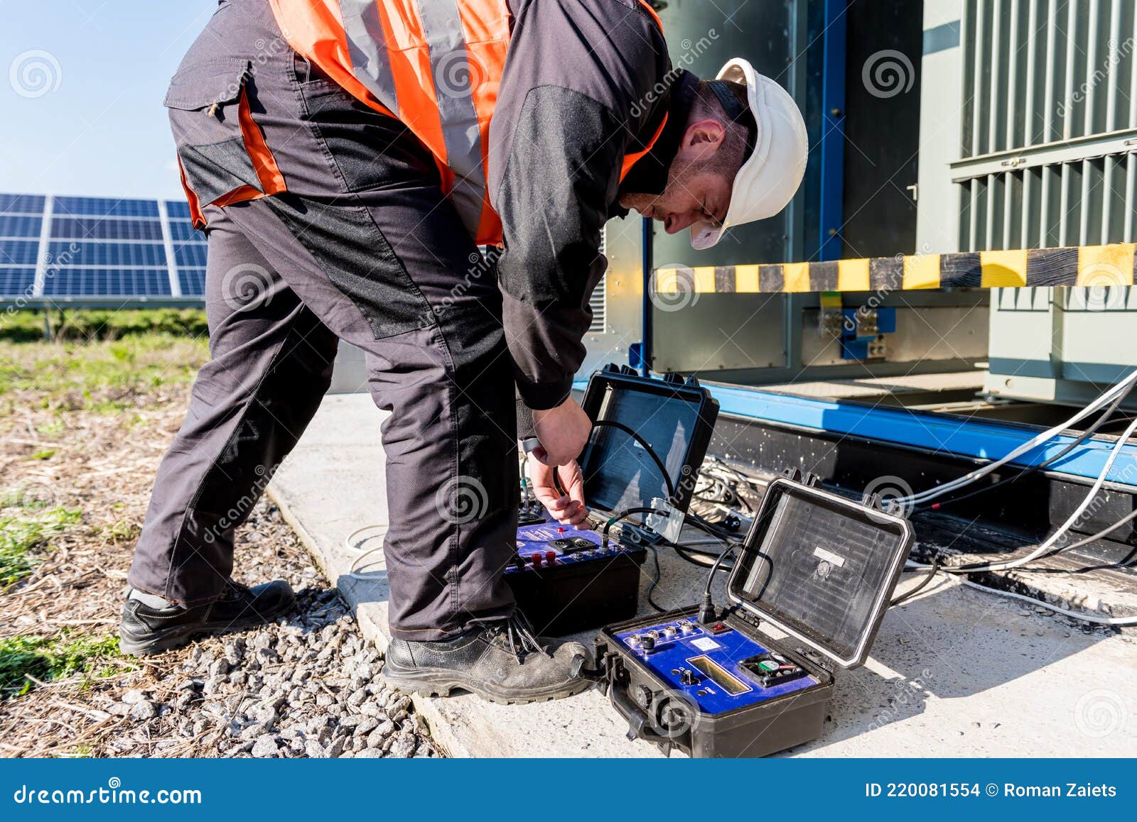 Execution of Electrical Measuring Works on the Power Transformer Stock ...