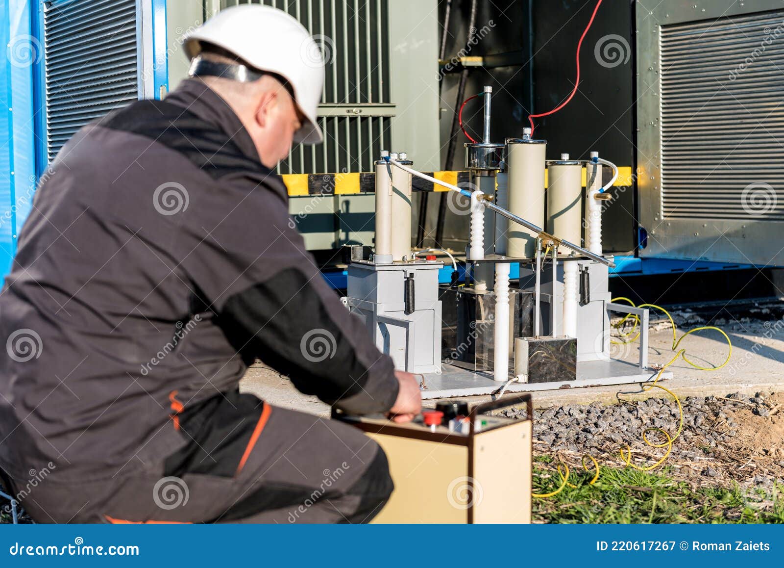 Execution of Electrical Measuring Works on the Power Transformer Stock ...