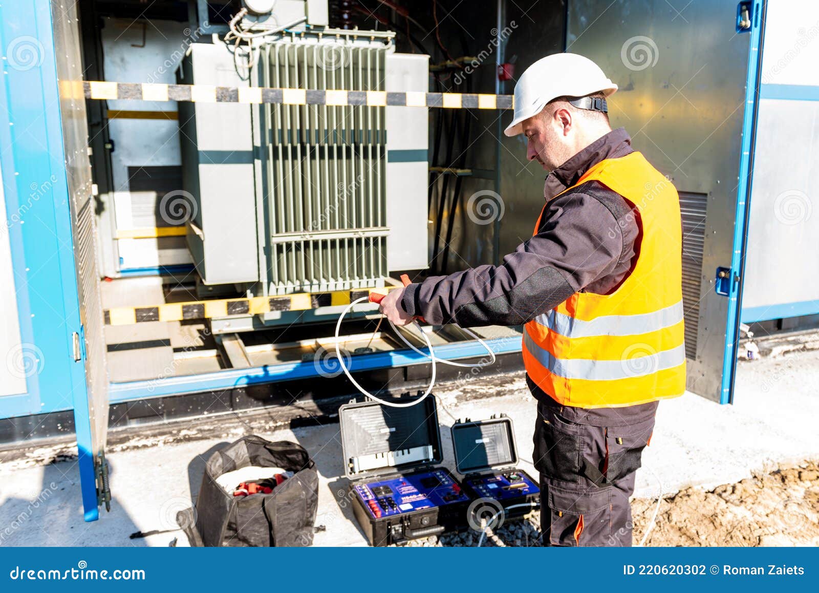 Execution of Electrical Measuring Works on the Power Transformer Stock ...