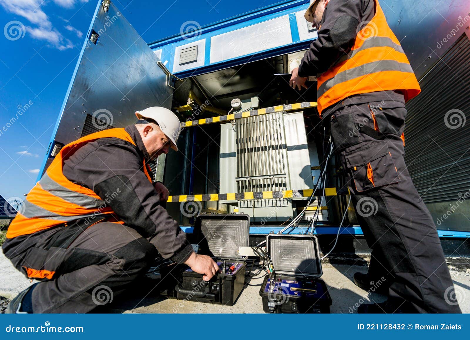 Execution of Electrical Measuring Works on the Power Transformer Stock ...