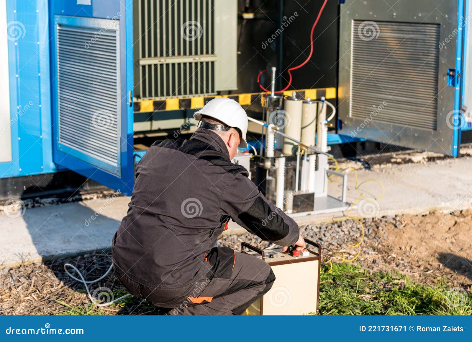 Execution of Electrical Measuring Works on the Power Transformer Stock ...