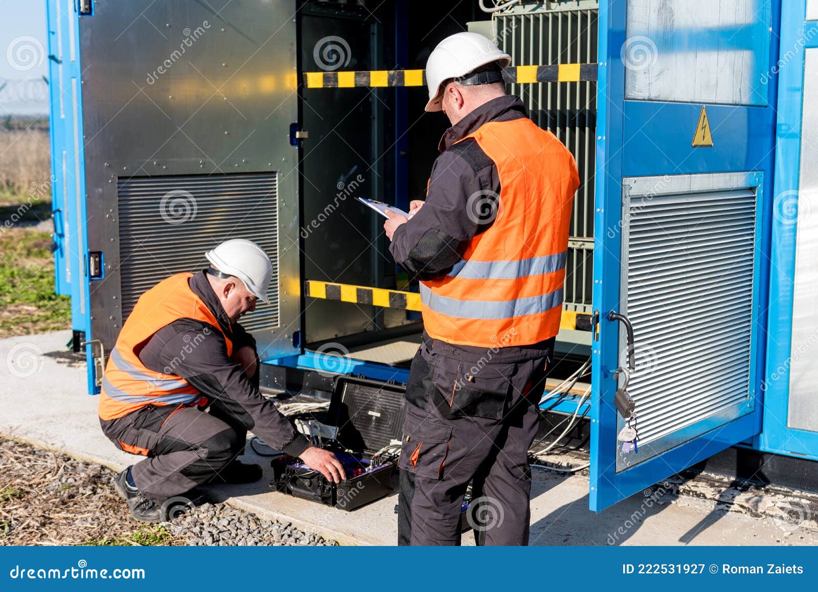 Execution of Electrical Measuring Works on the Power Transformer Stock ...