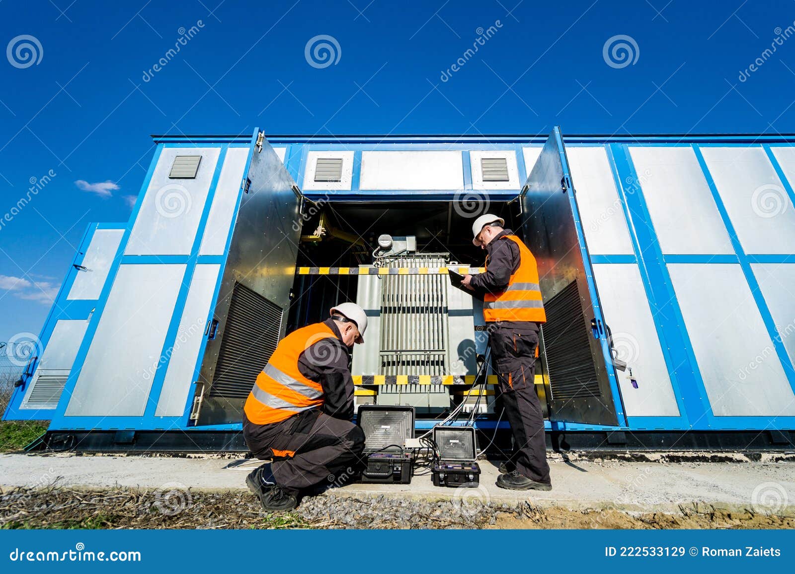 Execution of Electrical Measuring Works on the Power Transformer Stock ...