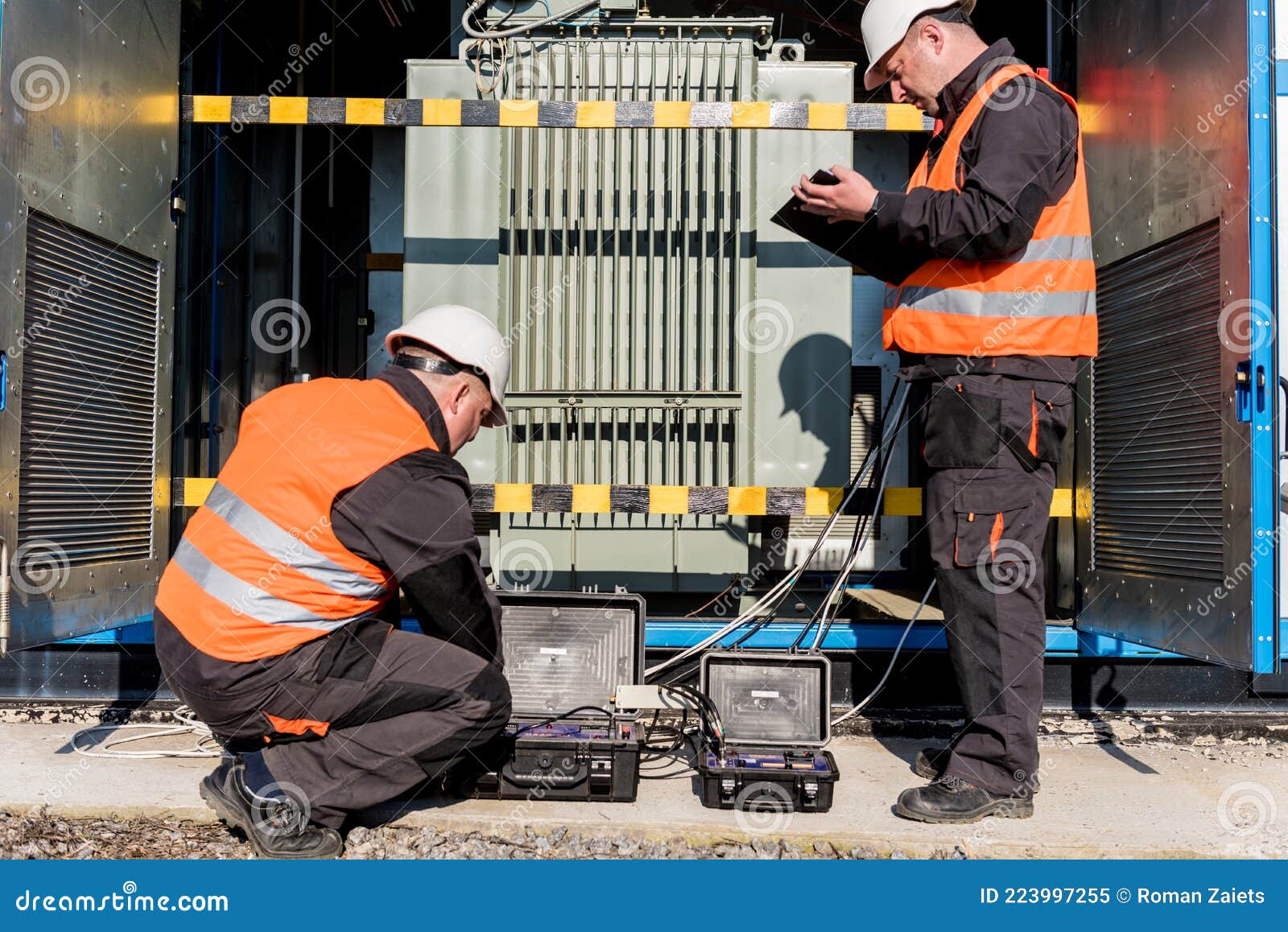 Execution of Electrical Measuring Works on the Power Transformer Stock ...