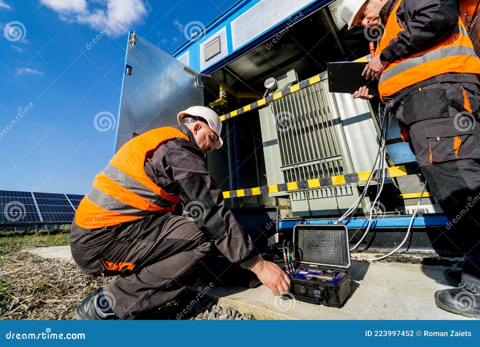 Execution of Electrical Measuring Works on the Power Transformer Stock ...