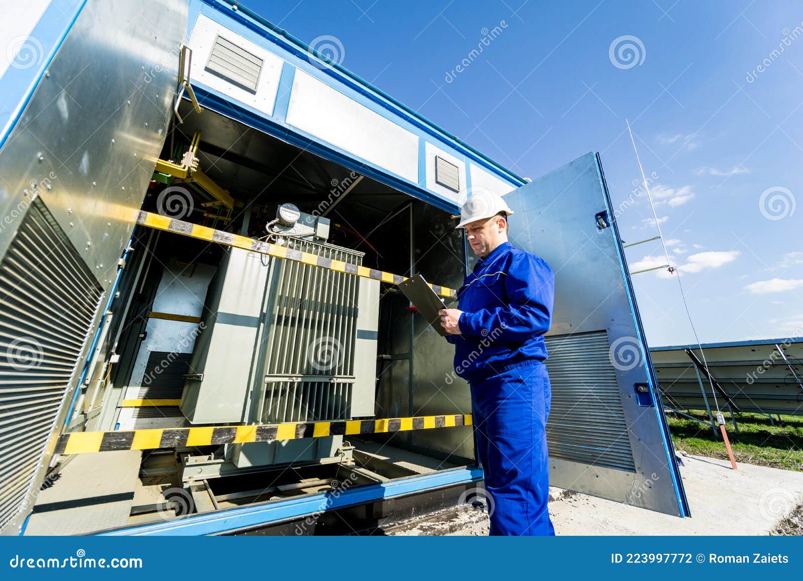 Execution of Electrical Measuring Works on the Power Transformer Stock ...