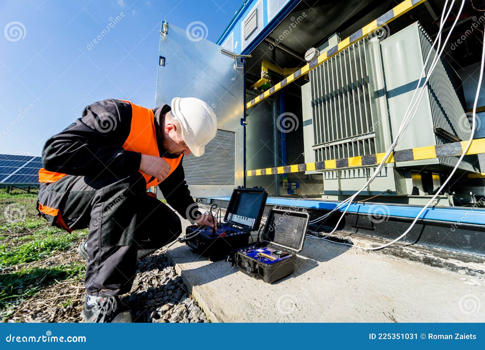 Execution of Electrical Measuring Works on the Power Transformer Stock ...