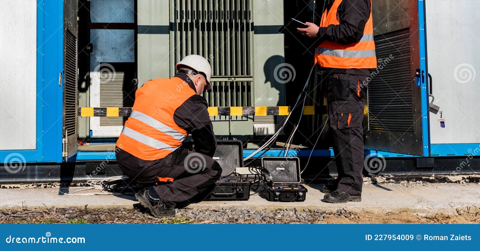 Execution of Electrical Measuring Works on the Power Transformer Stock ...