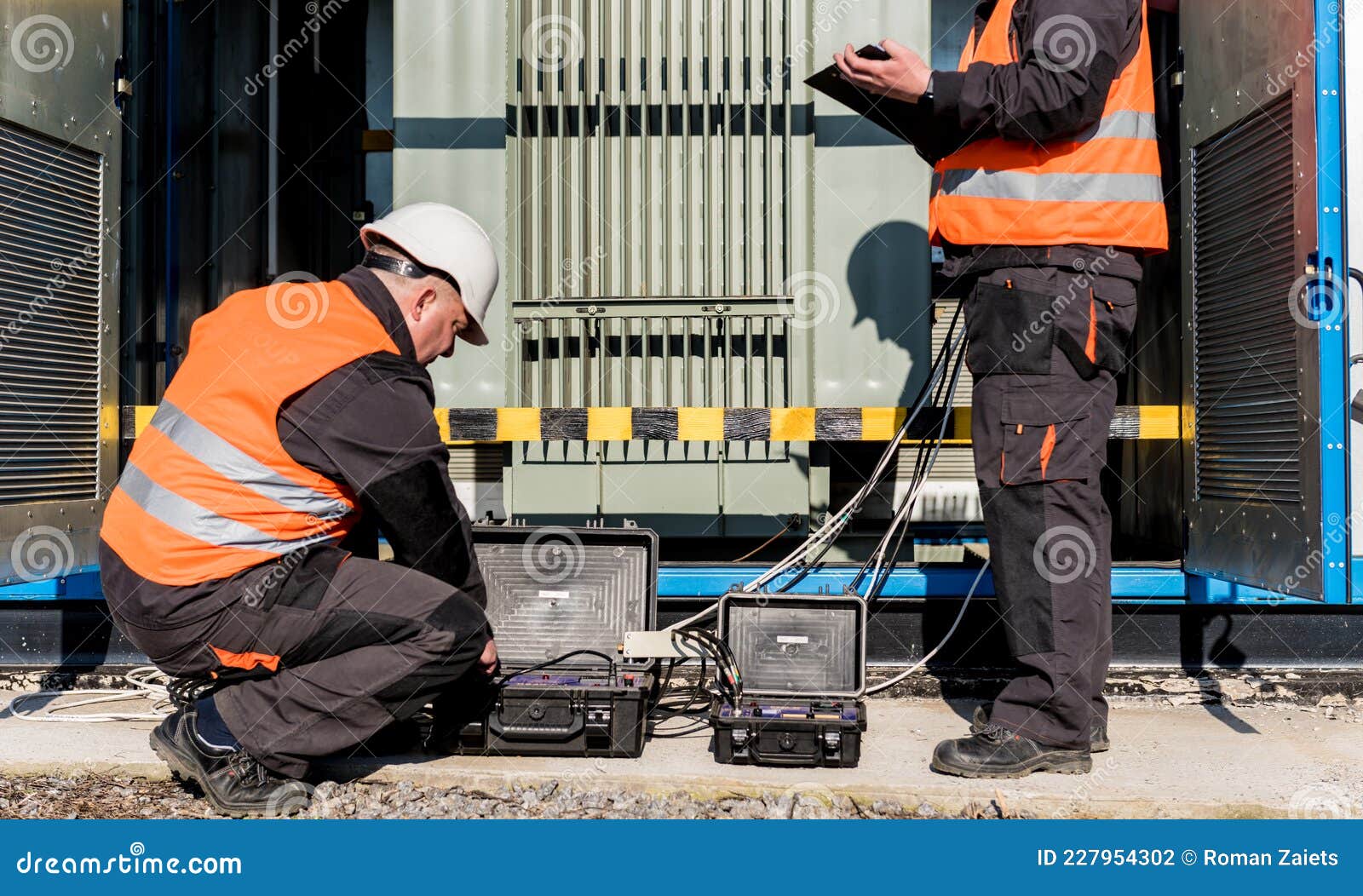 Execution of Electrical Measuring Works on the Power Transformer Stock ...