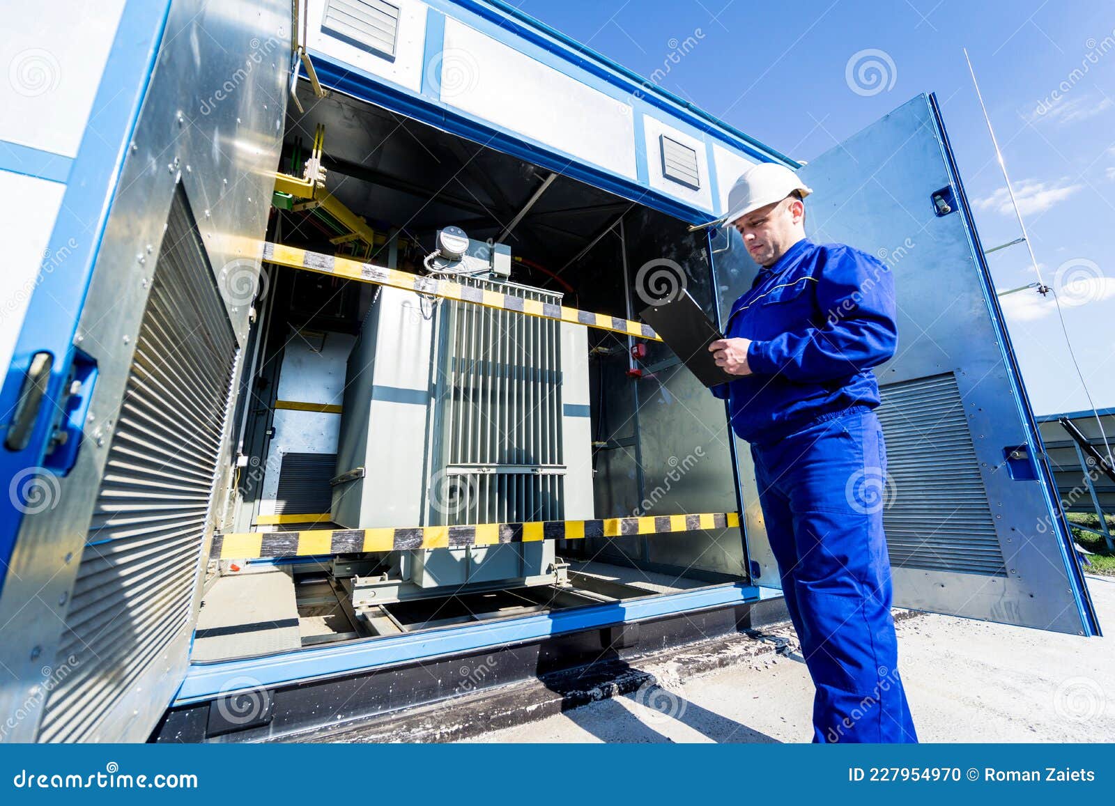 Execution of Electrical Measuring Works on the Power Transformer Stock ...