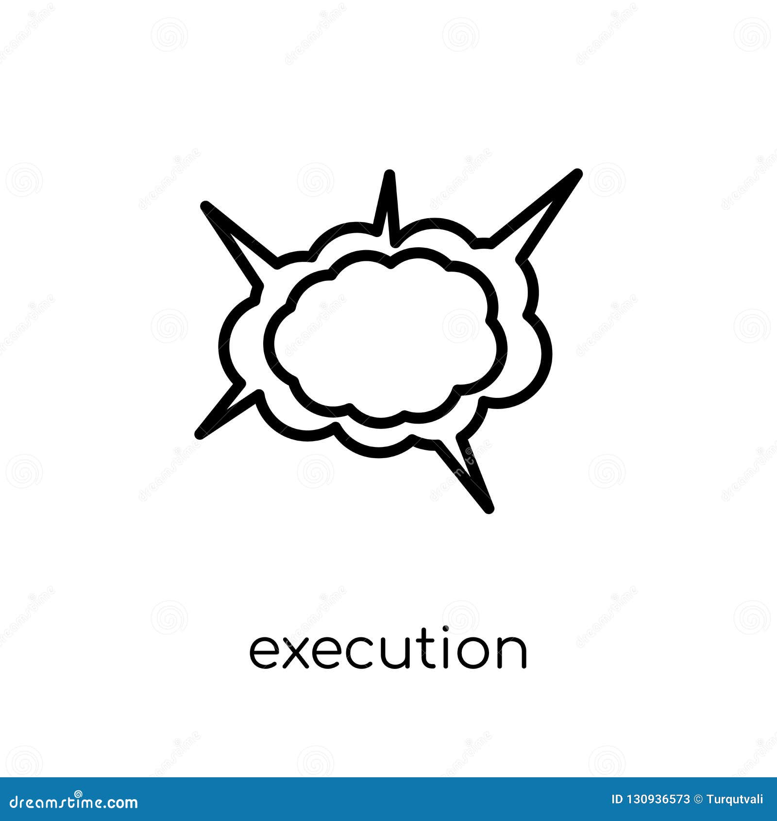Execution Icon. Trendy Modern Flat Linear Vector Execution Icon Stock ... Execution Icon. Trendy Modern Flat Linear Vector Execution Icon Stock ...