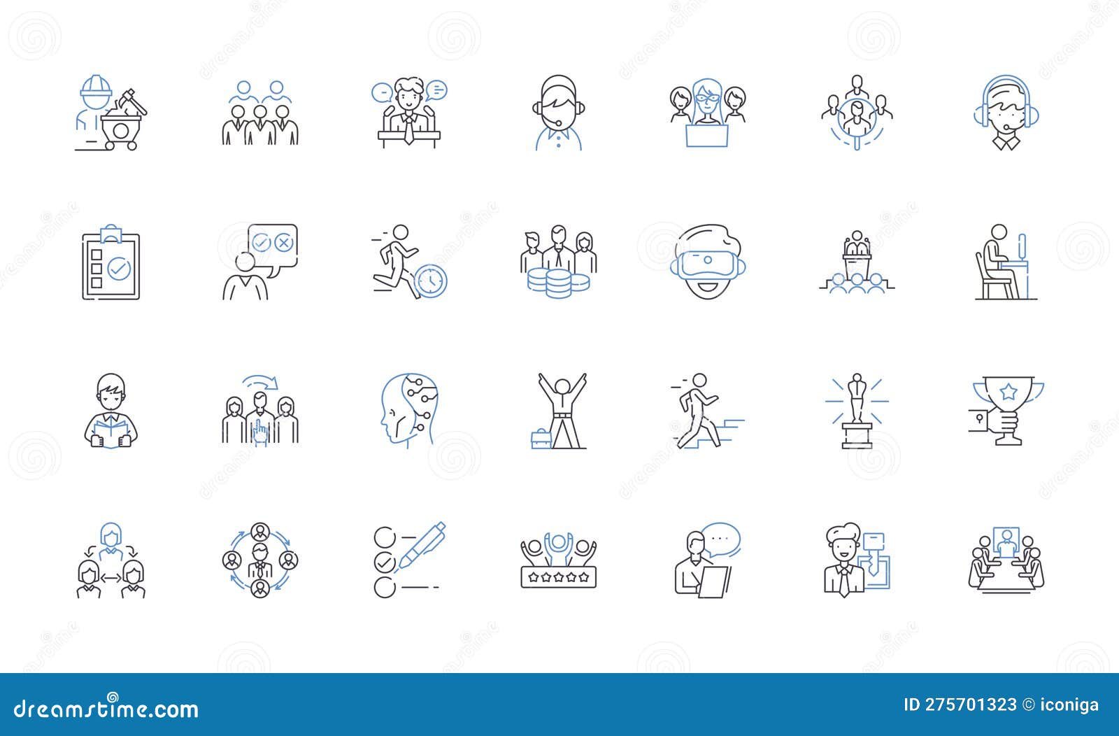 Execution Implementation Line Icons Collection Implementation Execution Implementation Plan