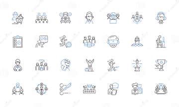 Execution Implementation Line Icons Collection. Implementation, Execution, Implementation Plan ...