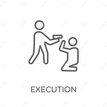 Execution Linear Icon. Modern Outline Execution Logo Concept on Stock ...